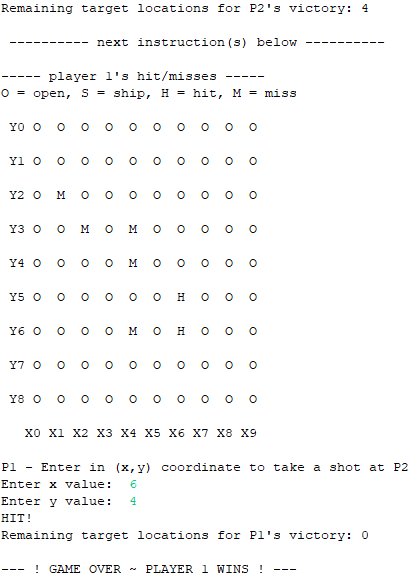 GitHub - tristantapson8/Battleship: Console battleship game