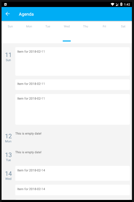 Agenda's Selected Day hidden [pastScrollRange=0] · Issue #363 · wix/react-native-calendars · GitHub