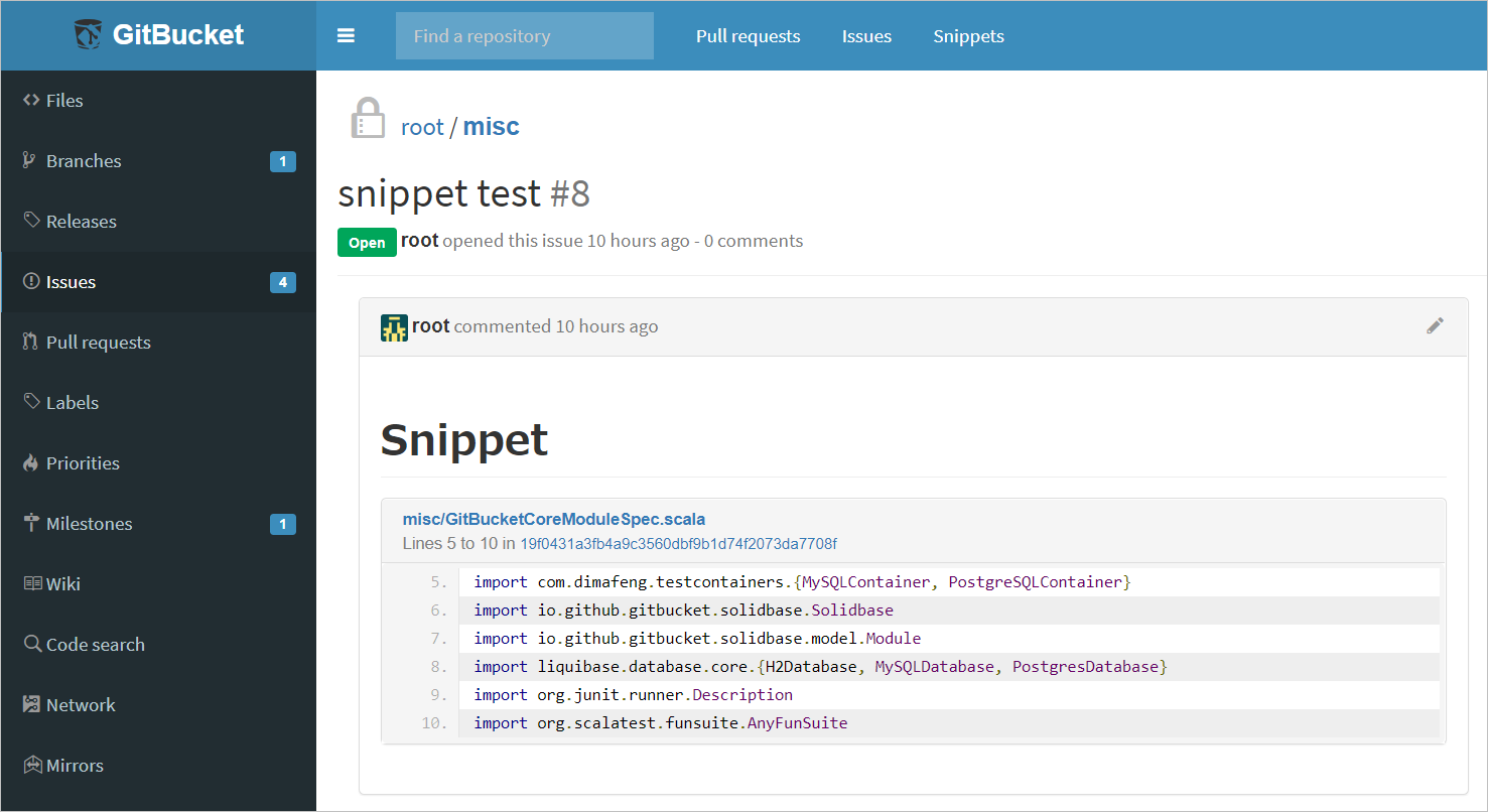 [feature Request] Function To Quote Embed Code Into Wiki And Issue · Issue 2485 · Gitbucket