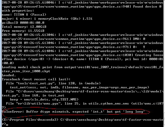 expected a 'int_t' but got ' long long' · Issue #14 · MrGF/py-faster-rcnn-windows · GitHub