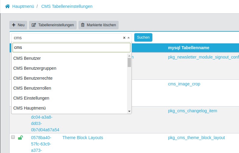 Backend Optimization And Bug Fixes With Js Plugin Select2 · Issue 315 · Chameleon System 