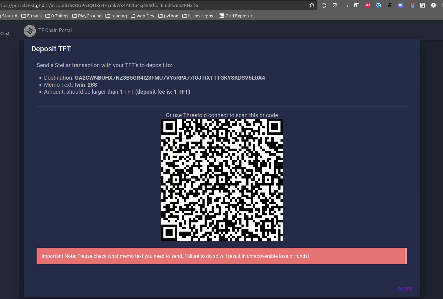 QR scanning doesn't work · Issue #360 · threefoldtech/threefold_connect · GitHub