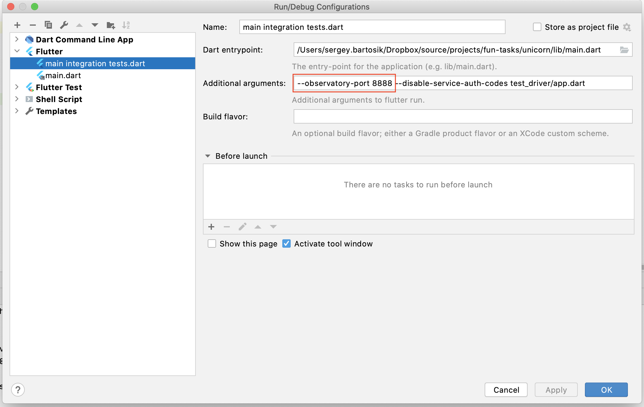 --observatory-port stopped working in SDK 1.22.3 · Issue #69722 · flutter/flutter · GitHub