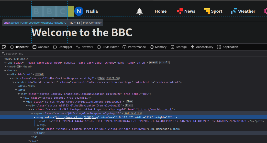 [Broken Website] BBC, UK, Logo is not inverted · Issue #9309 ...