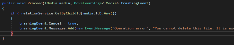 Notification is hidden behind side menu on trashing action event cancel. · Issue #9736 · umbraco ...