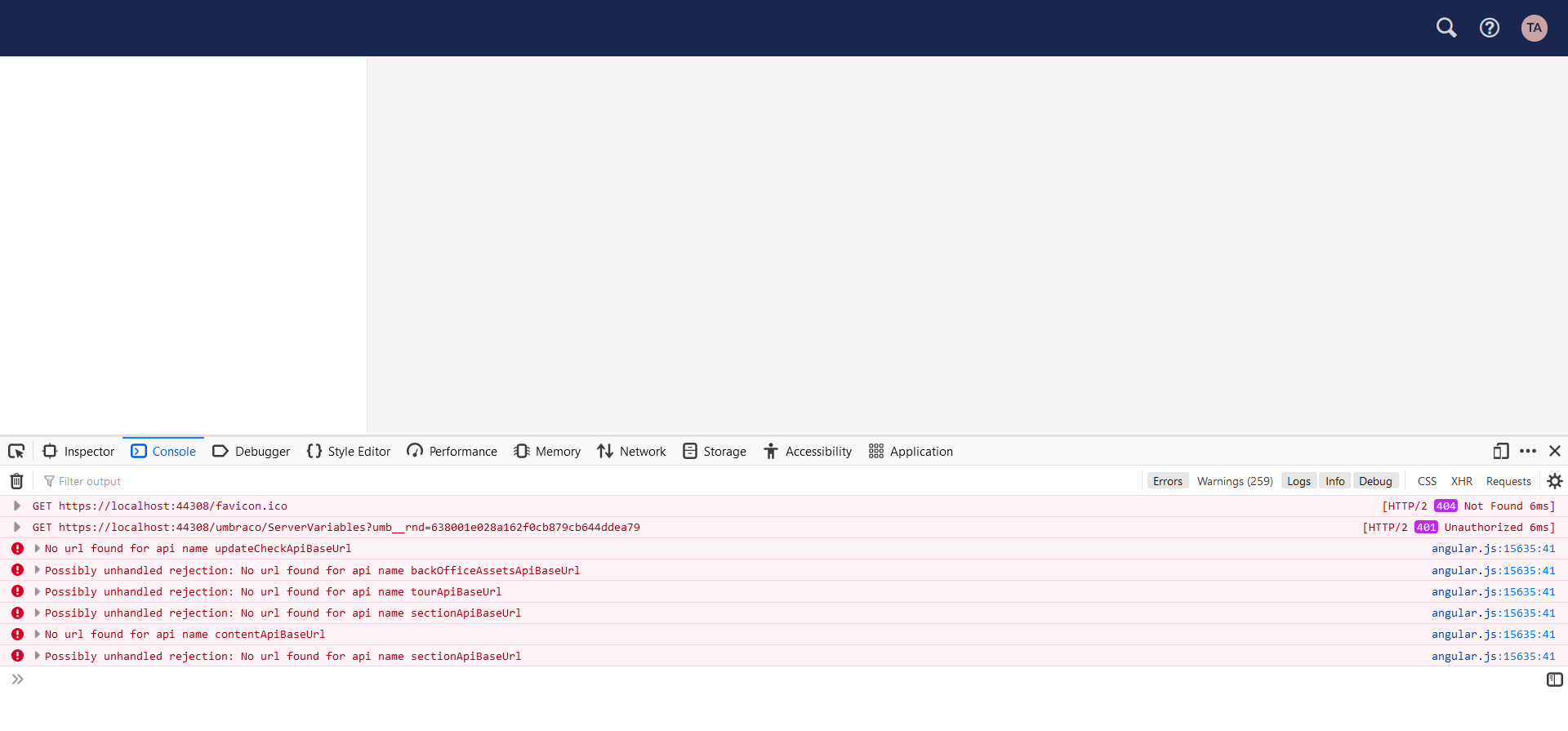 Empty page after login to account with group without media start node selected · Issue #9346 ...