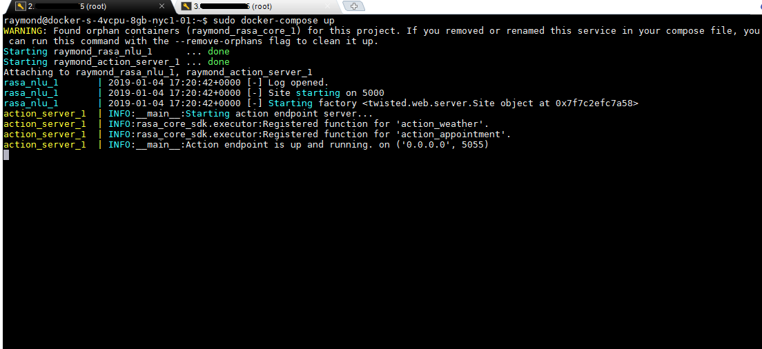 Error while running Interactive Training On Docker · Issue #2864 · RasaHQ/rasa · GitHub