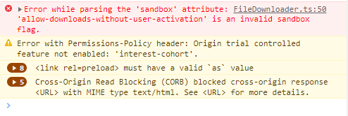 Change CSP default nginx config of Element web, to avoid file download problems · Issue #71 ...