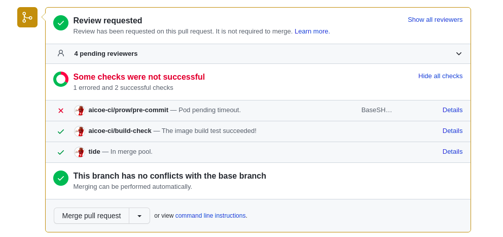 Pre commit - Pod pending issue · Issue #99 · aicoe-aiops/github-labeler · GitHub