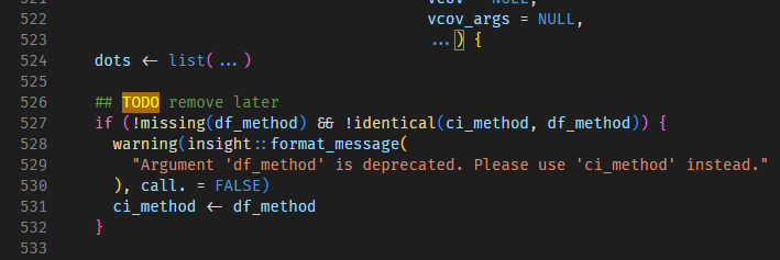 Attending the `TODO`s · Issue #202 · easystats/easystats · GitHub