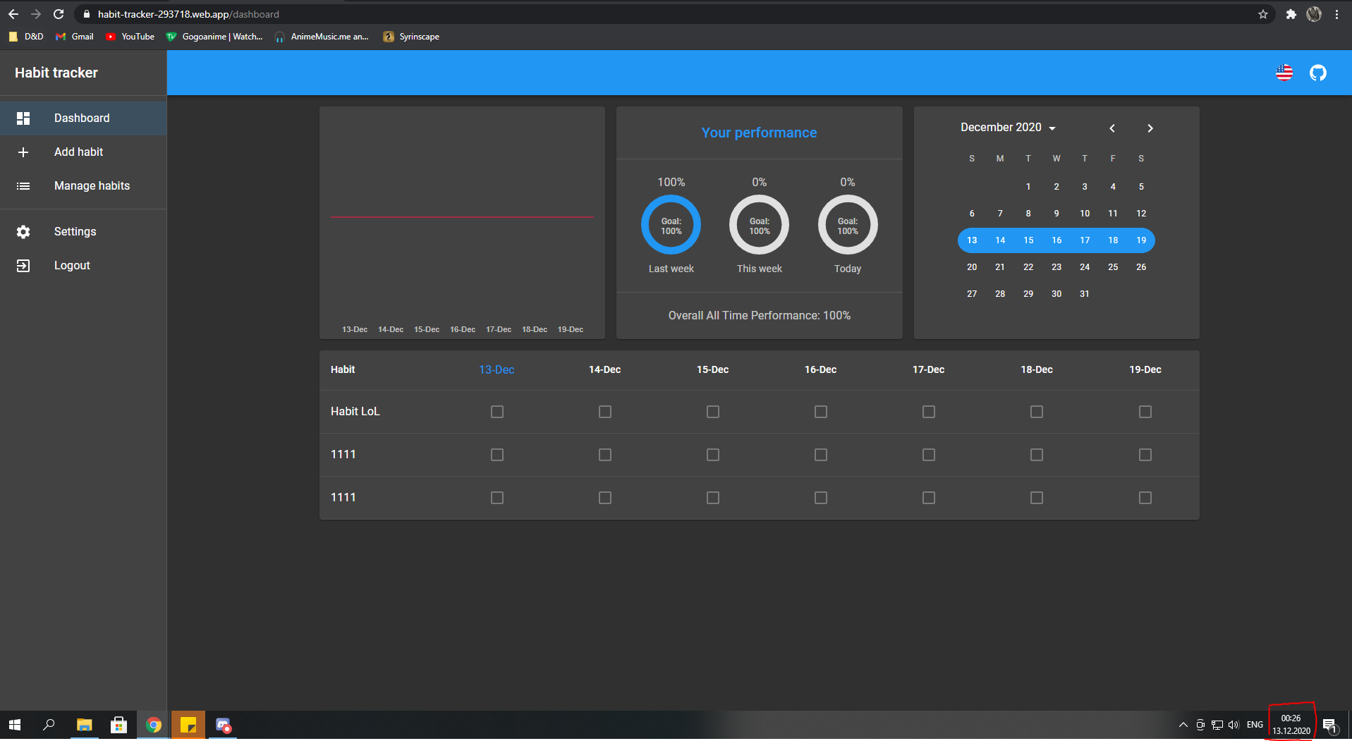 Unable to complete habit · Issue #40 · sitek94/habit-tracker-app · GitHub