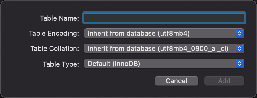when create table maybe can input table comment · Issue #3773 · sequelpro/sequelpro · GitHub