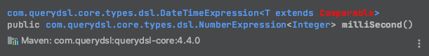 milliSecond should long value ? · Issue #2813 · querydsl/querydsl · GitHub