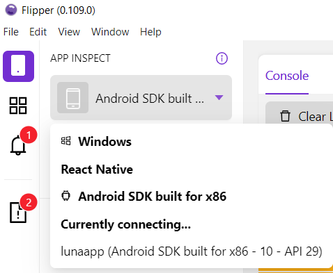Timed out establishing connection with "APPLICATION_NAME" on "Android ...