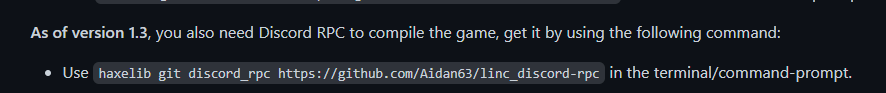 Error compiling the game due to Discord Rich Presence. · Issue #62 · KadeArchive/Kade-Engine ...