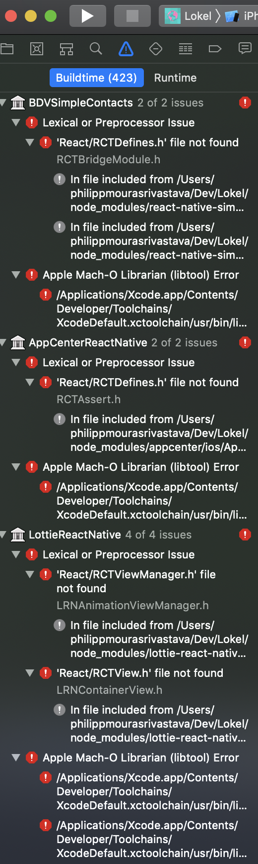 Multiple Bugs when upgrading to 61.2 · Issue #26860 · facebook/react-native · GitHub
