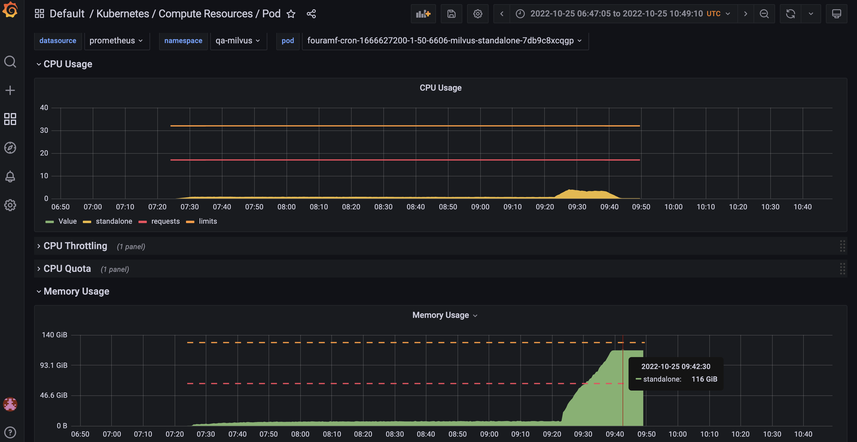 [Bug]: [benchmark][standalone][FLAT] Milvus load 50million vectors failed: collection ...