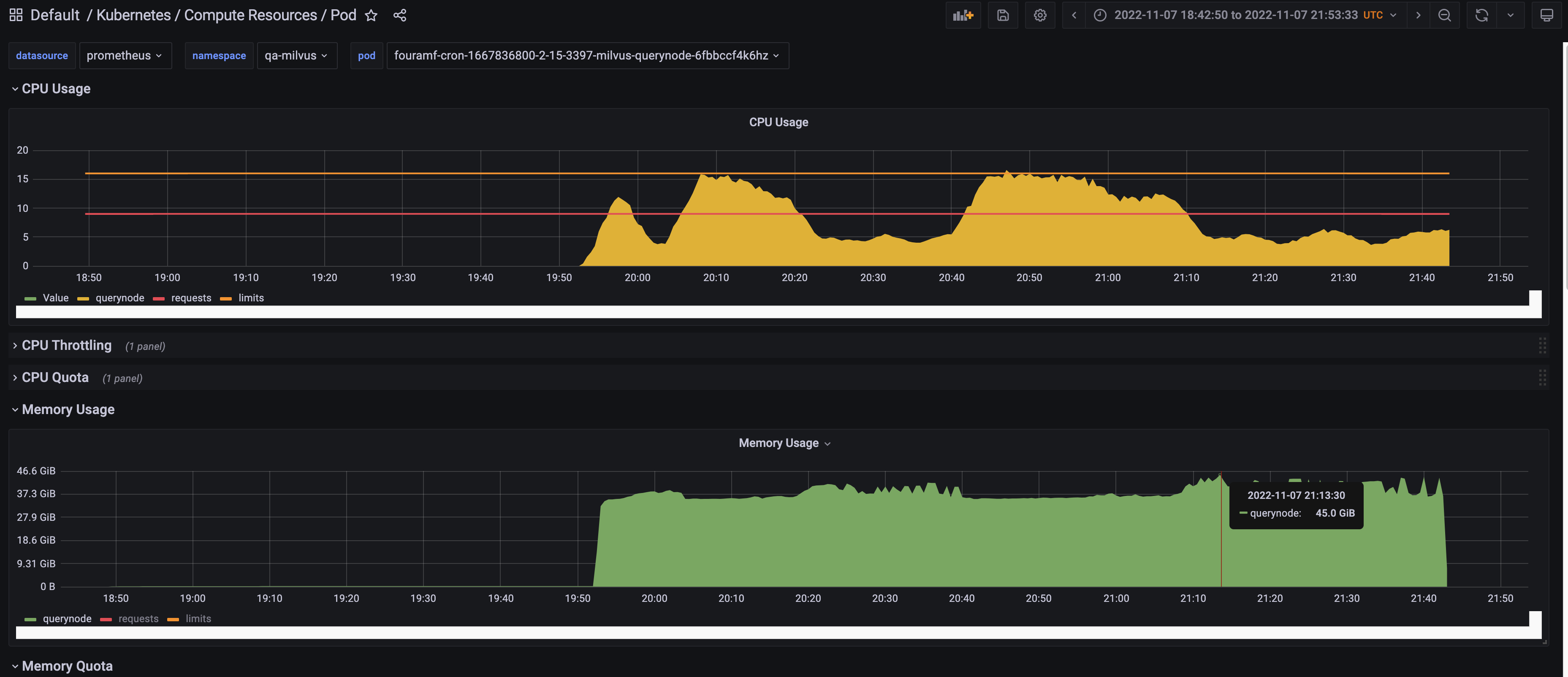 [Bug]: [benchmark][IVF_FLAT] 50 million vectors, 10G memory is occupied when searching · Issue ...