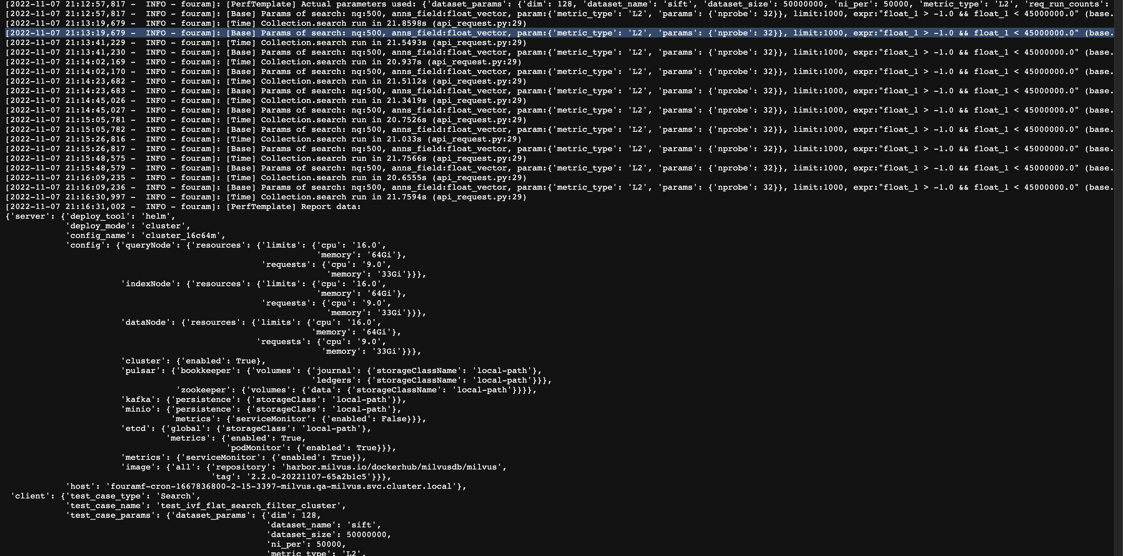 [Bug]: [benchmark][IVF_FLAT] 50 million vectors, 10G memory is occupied when searching · Issue ...