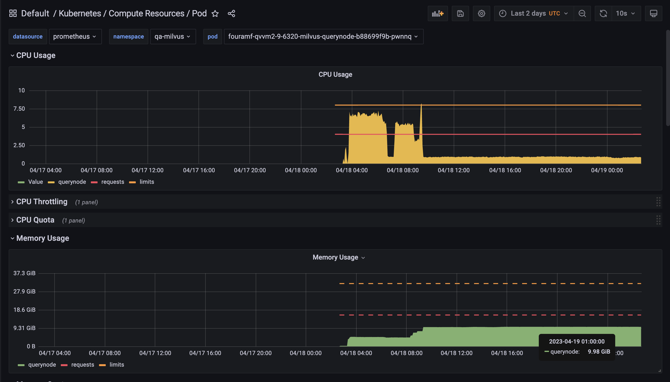 [Bug]: [benchmark][cluster][LoadBalance] number of queryNodes scaled from 5 to 3, several ...