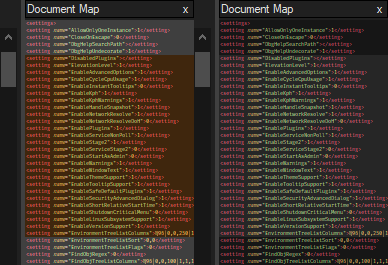 Dark Mode: Document Map Improvements · Issue #10052 · notepad-plus-plus ...