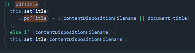 Filename behaving weirdly when pdfTitle is not null · Issue #13701 ...