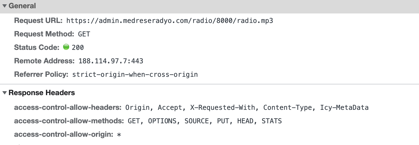 CORS issue on album arts · Issue #5763 · AzuraCast/AzuraCast · GitHub