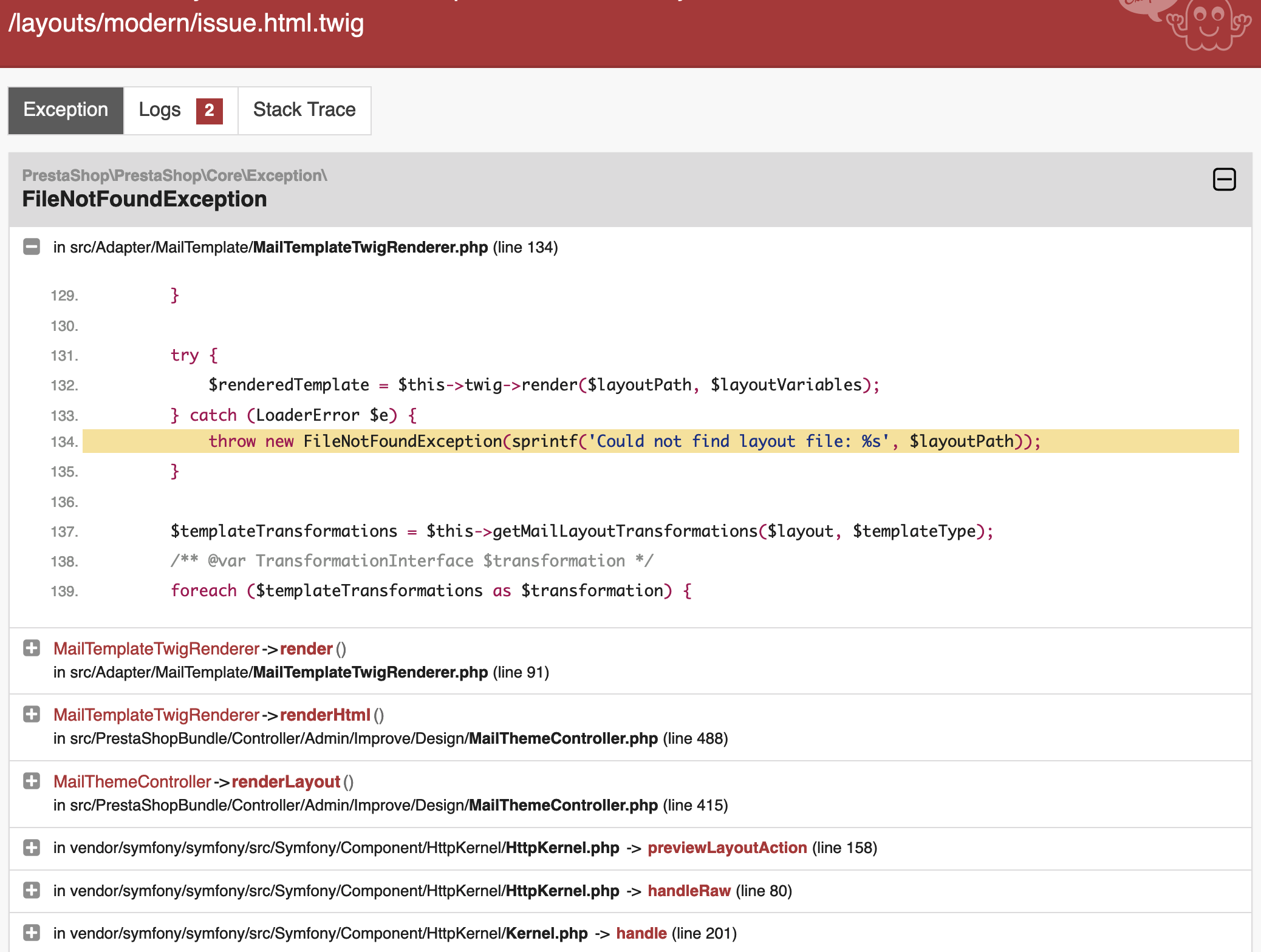 Email previsualisation of module throw an error · Issue #30290 · PrestaShop/PrestaShop · GitHub