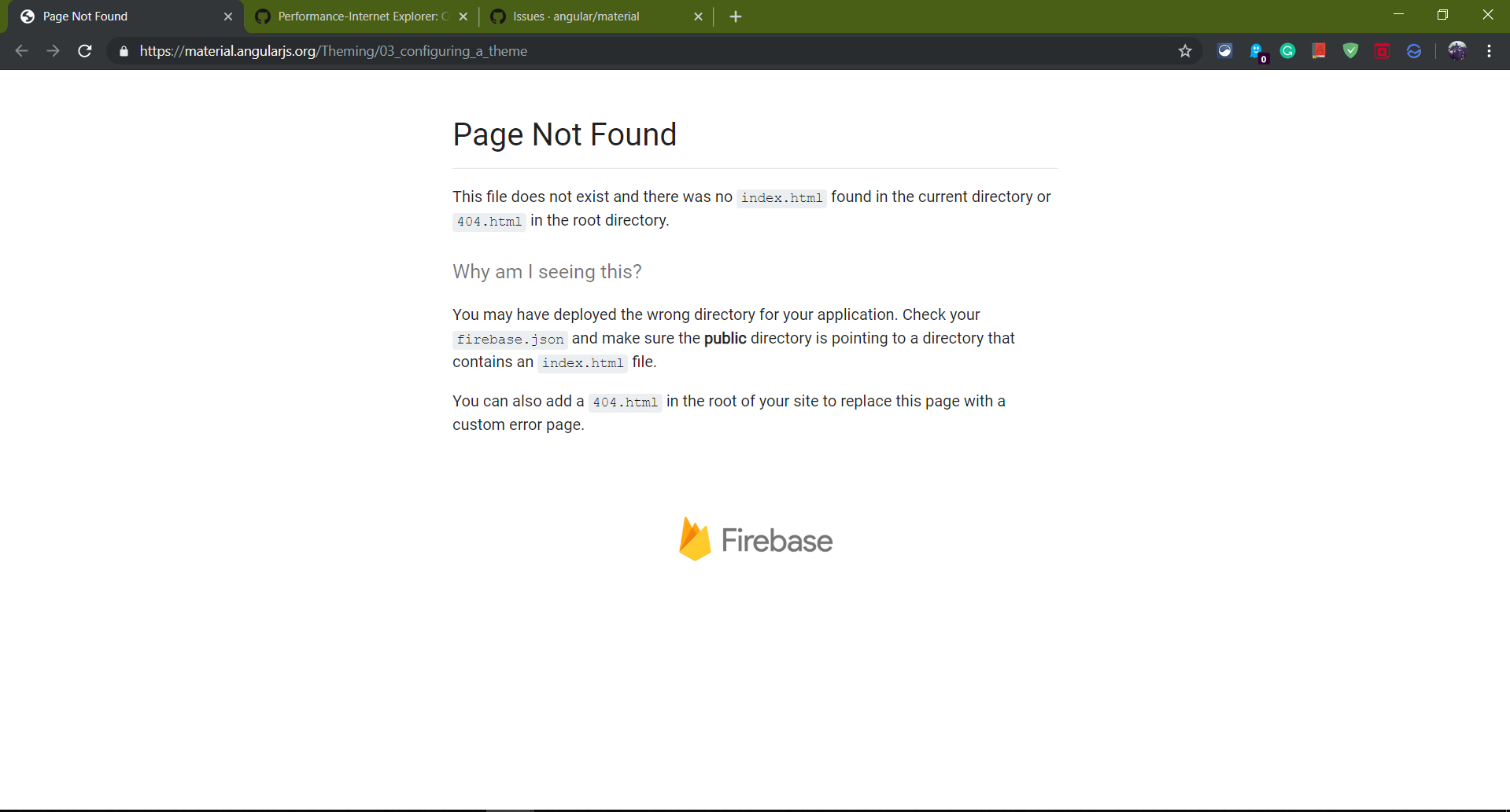 docs(ie): Configure your theme as explained here link not working · Issue #11713 · angular ...