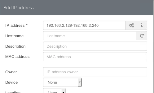 Why do I get invalid ip address every time I want to add an ip range · Issue #1860 · phpipam ...
