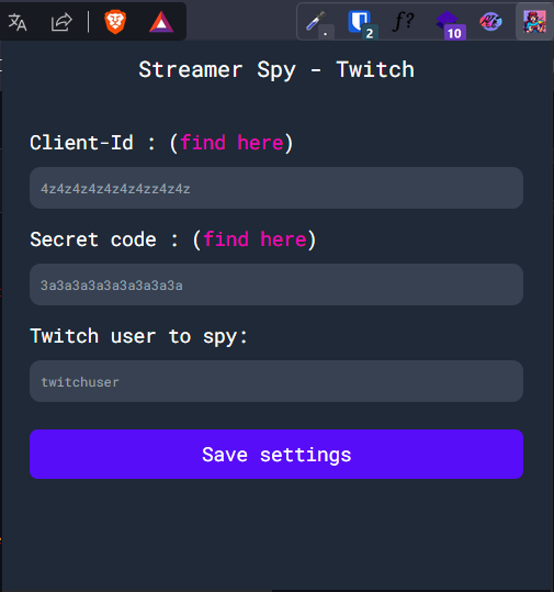GitHub - dariiioz/spy-twitch-streamer-extension