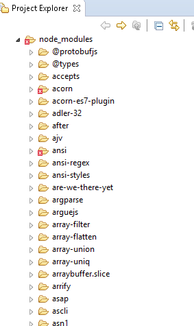 Node Modules Error in Eclipse · Issue #26 · codeforequity-at/botium-core · GitHub