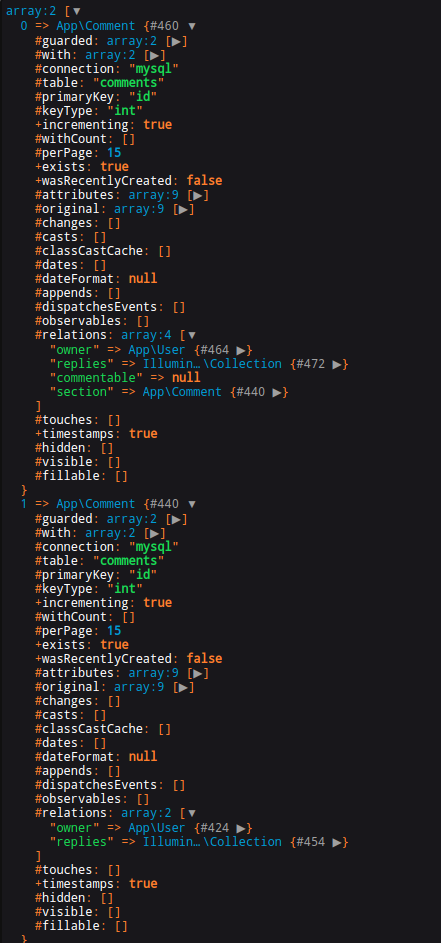 Polymorphic Relations Recursive Relationship Retrieving · Laravel Framework · Discussion