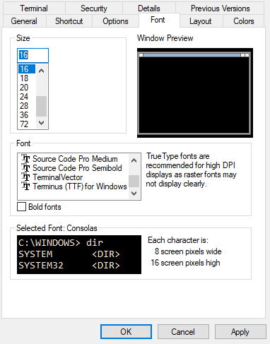 Supporting all system-installed fonts · Issue #341 · microsoft/terminal ...