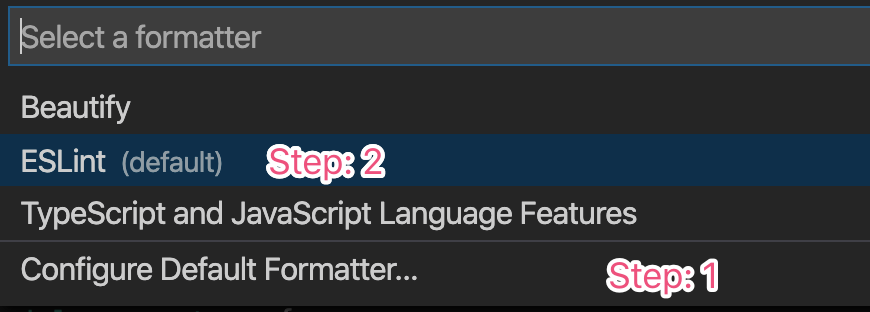 "Format Document" command should use ESLint · Issue #417 · microsoft/vscode-eslint · GitHub