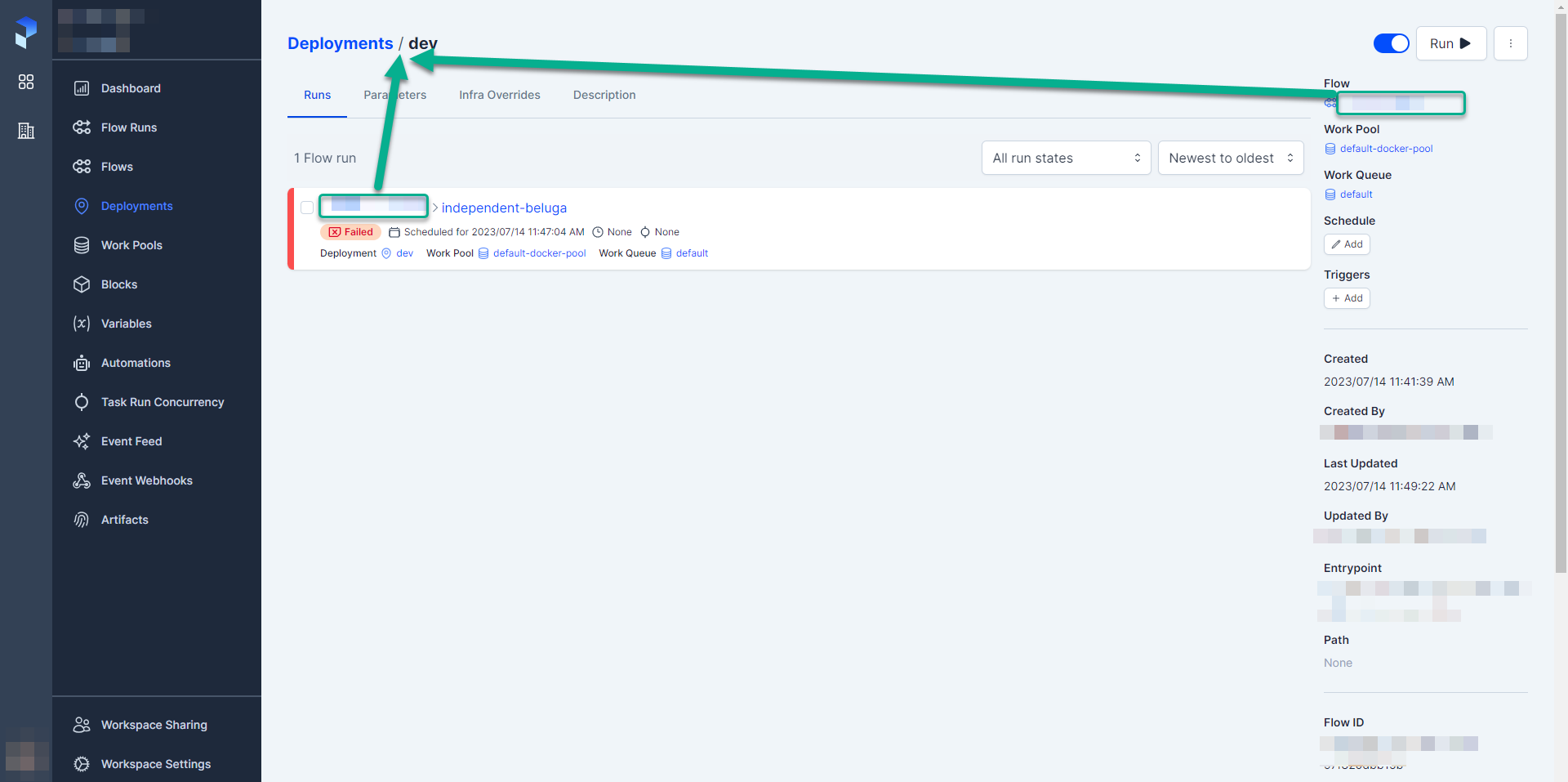 Include Flow Name In Deployments Title · Issue 10226 · Prefecthq Prefect · Github