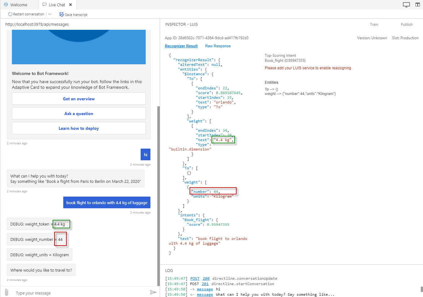 LUIS Recognizer not working for decimal numbers · Issue #2097 · microsoft/botbuilder-dotnet · GitHub