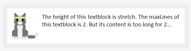 [Authoring] `maxLines` is not well handled for a TextBlock whose `height` is `stretch` · Issue ...