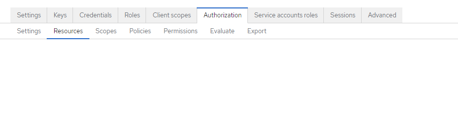 After deleting all resources, from Authorization under Clients. You ...