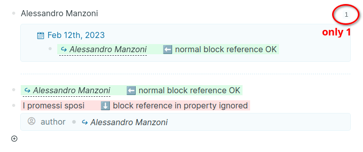Block References In Properties Are Not Listed · Issue 8594 · Logseqlogseq · Github