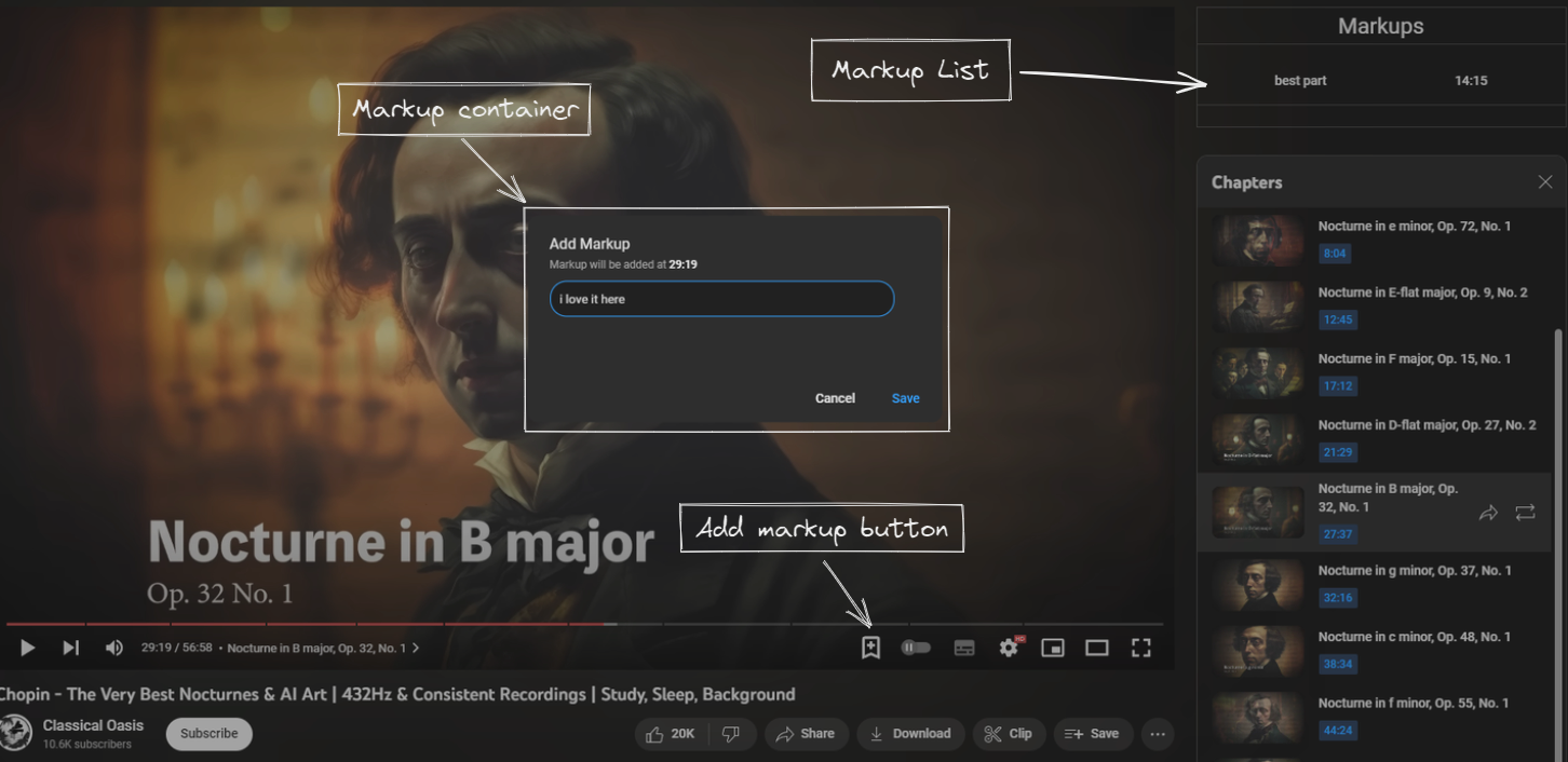 GitHub - umutkorkmaaz/youtube-marker: Simple YouTube mark-up extension ...