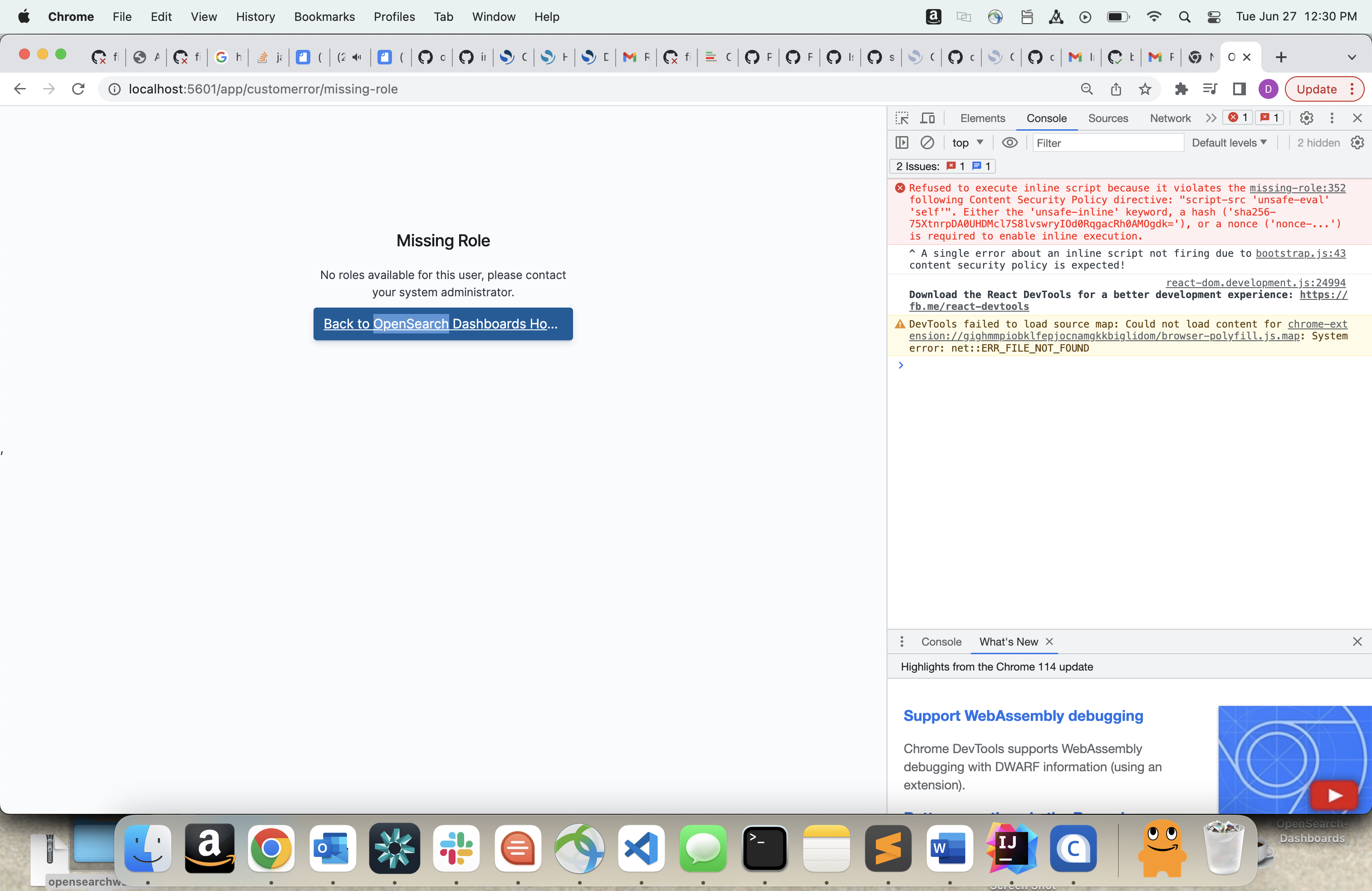 [BUG] missing roles button doesn't do anything · Issue #1490 · opensearch-project/security ...