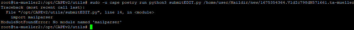Cannot import extra module in submit.py · Issue #1343 · kevoreilly/CAPEv2 · GitHub
