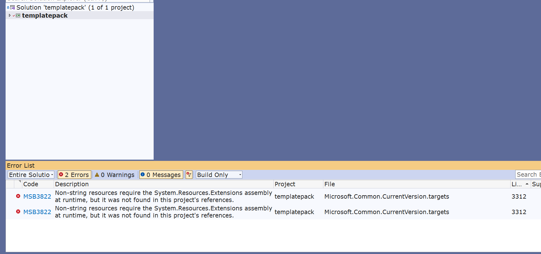 Non-string resources require the System.Resources.Extensions assembly ...