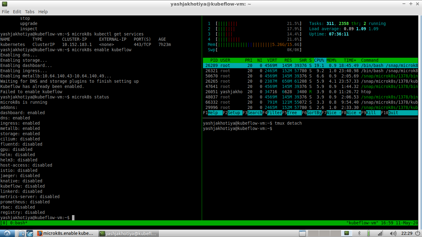 microk8s.enable kubeflow stuck at 2 remaining operator pods to come up · Issue #1189 · canonical ...