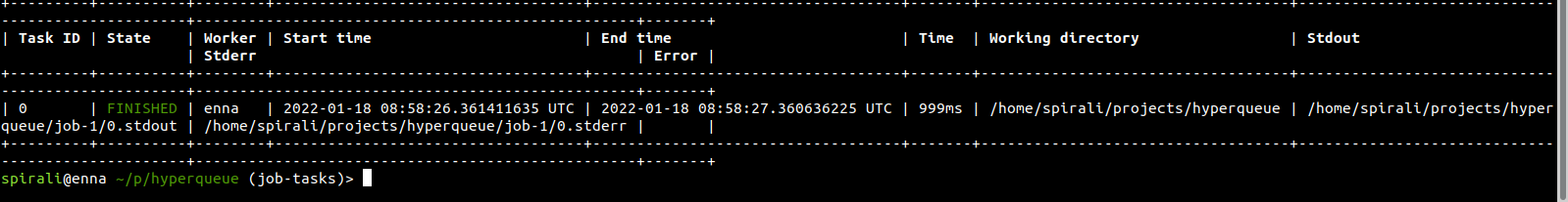 Make task list less width · Issue #327 · It4innovations/hyperqueue · GitHub