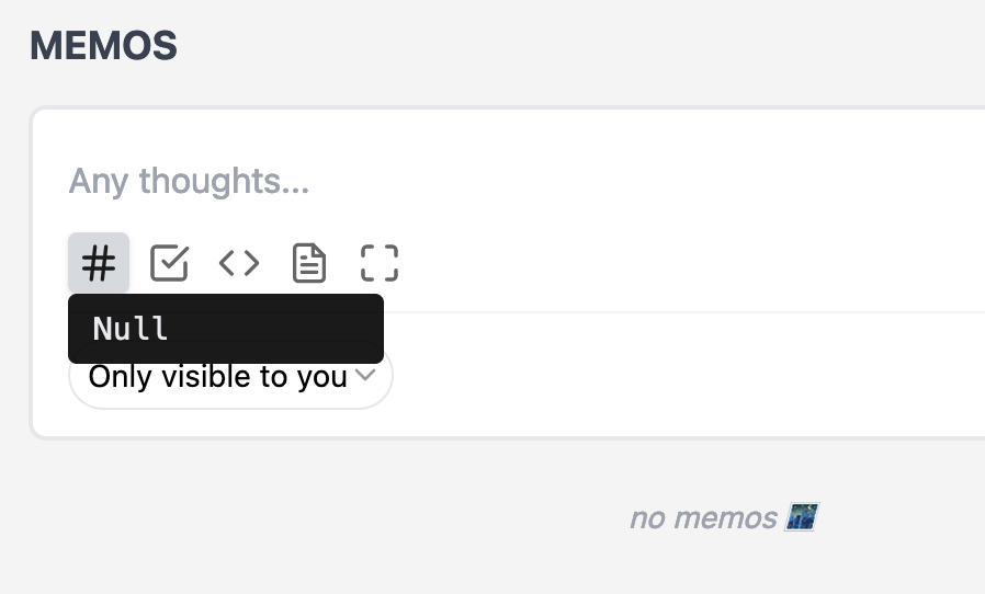 Hashtags Shows `null` When Creating First Post · Issue 869 · Usememosmemos · Github