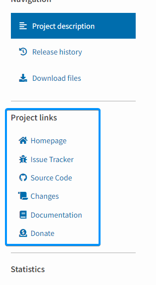 `setup.py`: Add project URLs for PyPi by tony · Pull Request #3005 · pennersr/django-allauth ...