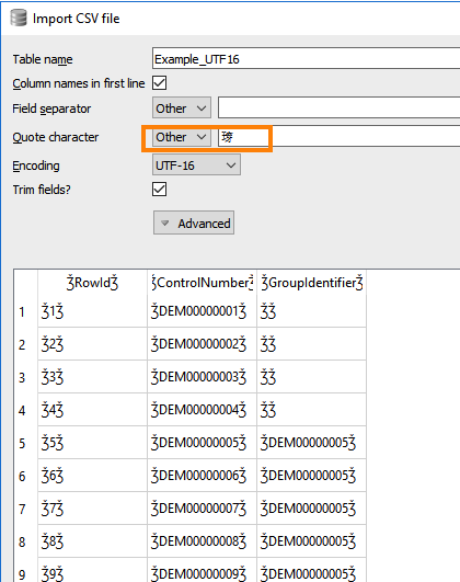 Unable to use certain Other Quote Characters · Issue #1860 · sqlitebrowser/sqlitebrowser · GitHub