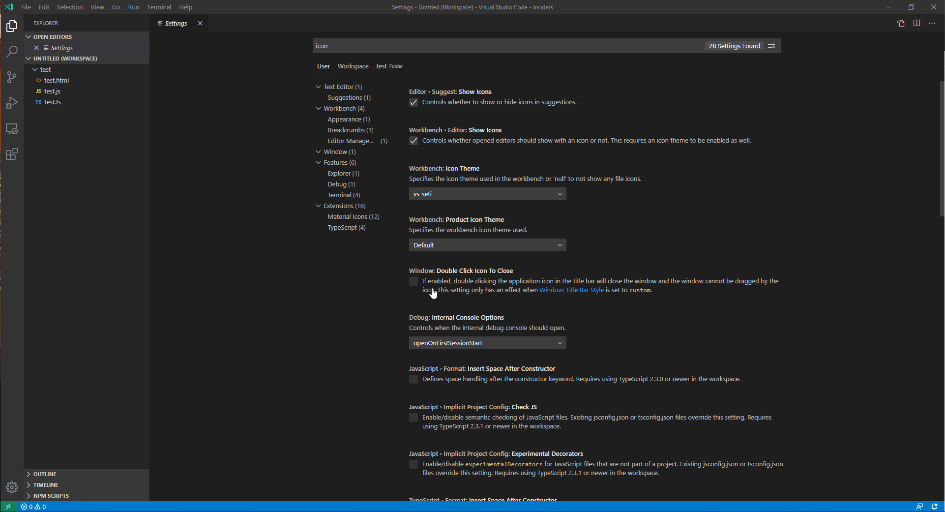 [themes] File Icon Theme not working · Issue #92695 · microsoft/vscode ...
